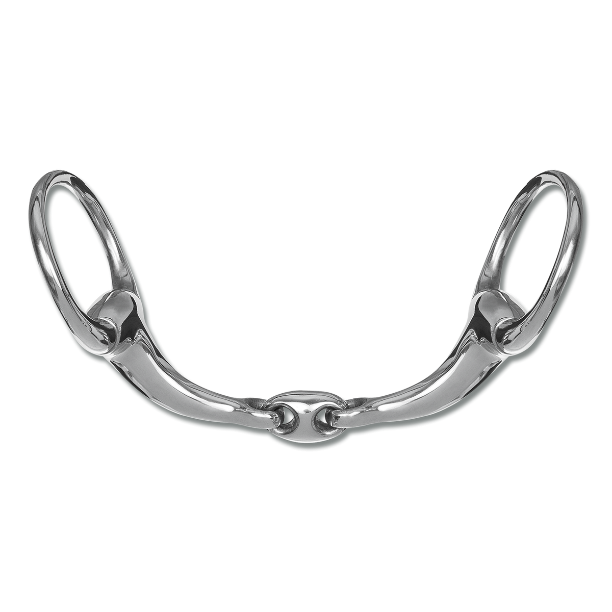 Mackey Anatomic Double Jointed Solid Eggbutt Bit – GS Equestrian