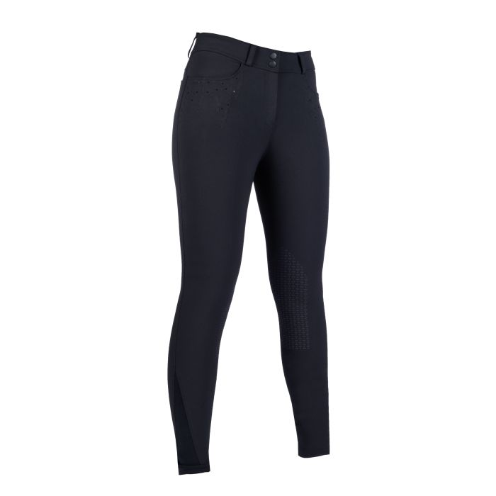 HKM Riding breeches -Savona- Style silicone knee patch – GS Equestrian