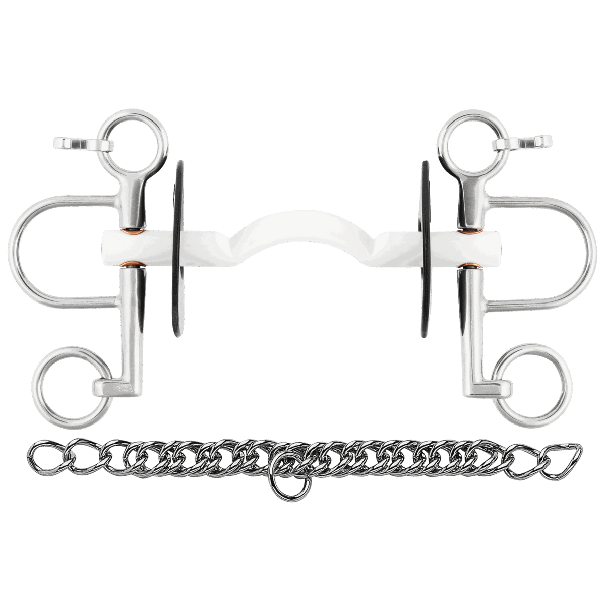 Sprenger Nathe Pelham Hard Mullen Mouth 15mm With 5.5cm Port Cheeks ...