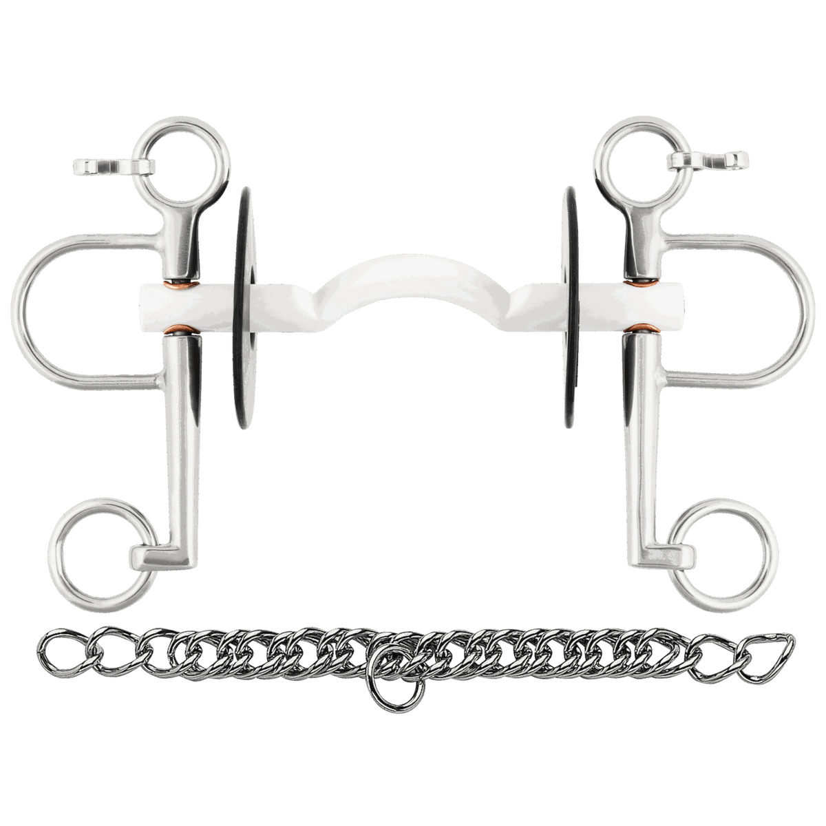 Sprenger Nathe Pelham Hard Mullen Mouth 15mm With 7cm Port Cheeks – GS ...