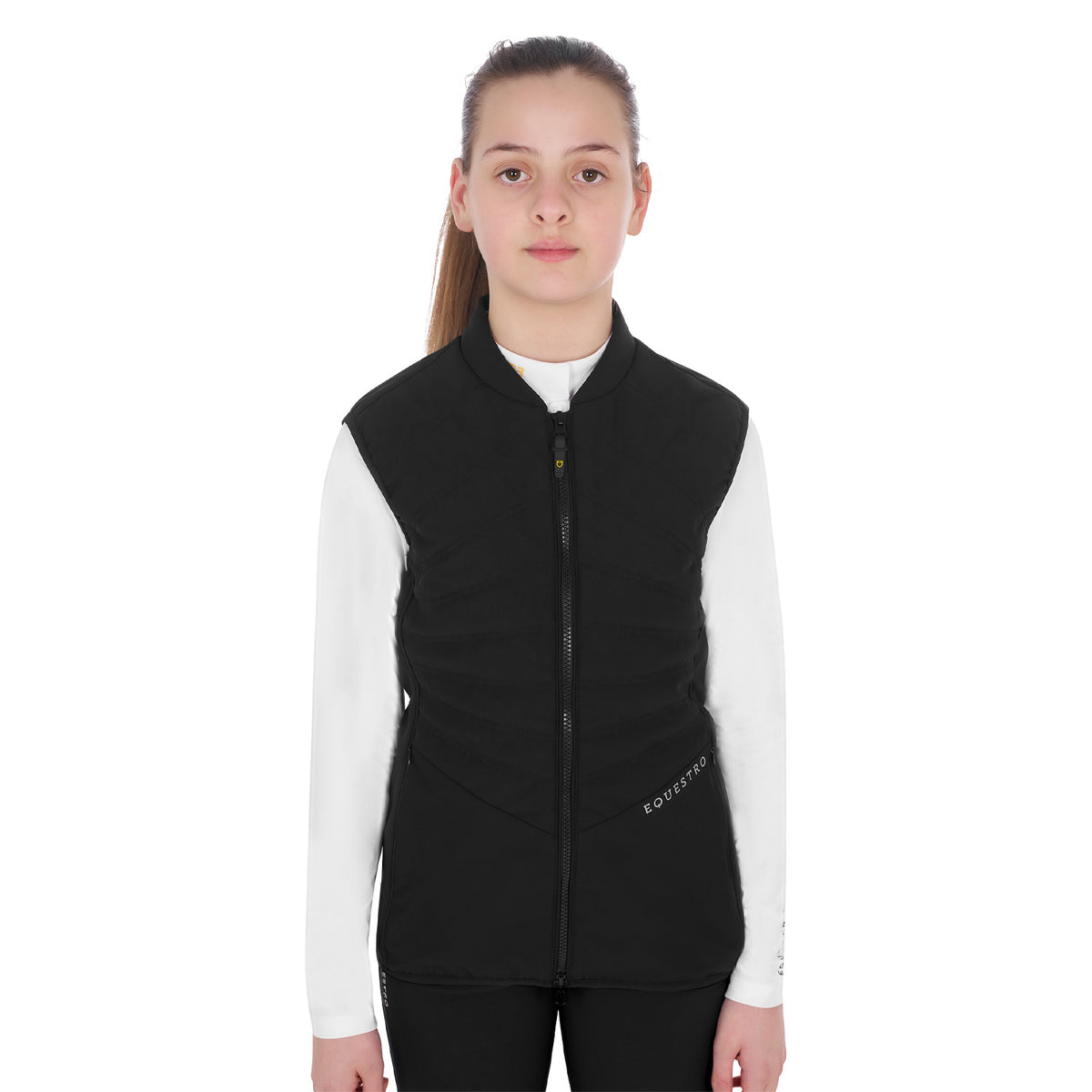 Equestro Girls' Slim Fit Vest In Technical Fabric – GS Equestrian