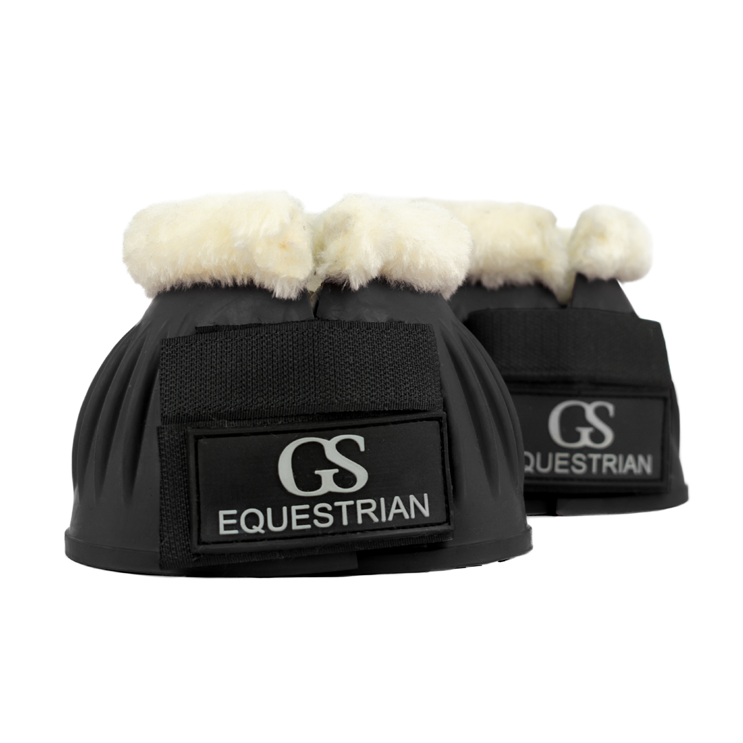 GS Equestrian Fleece Trim Bell Boots