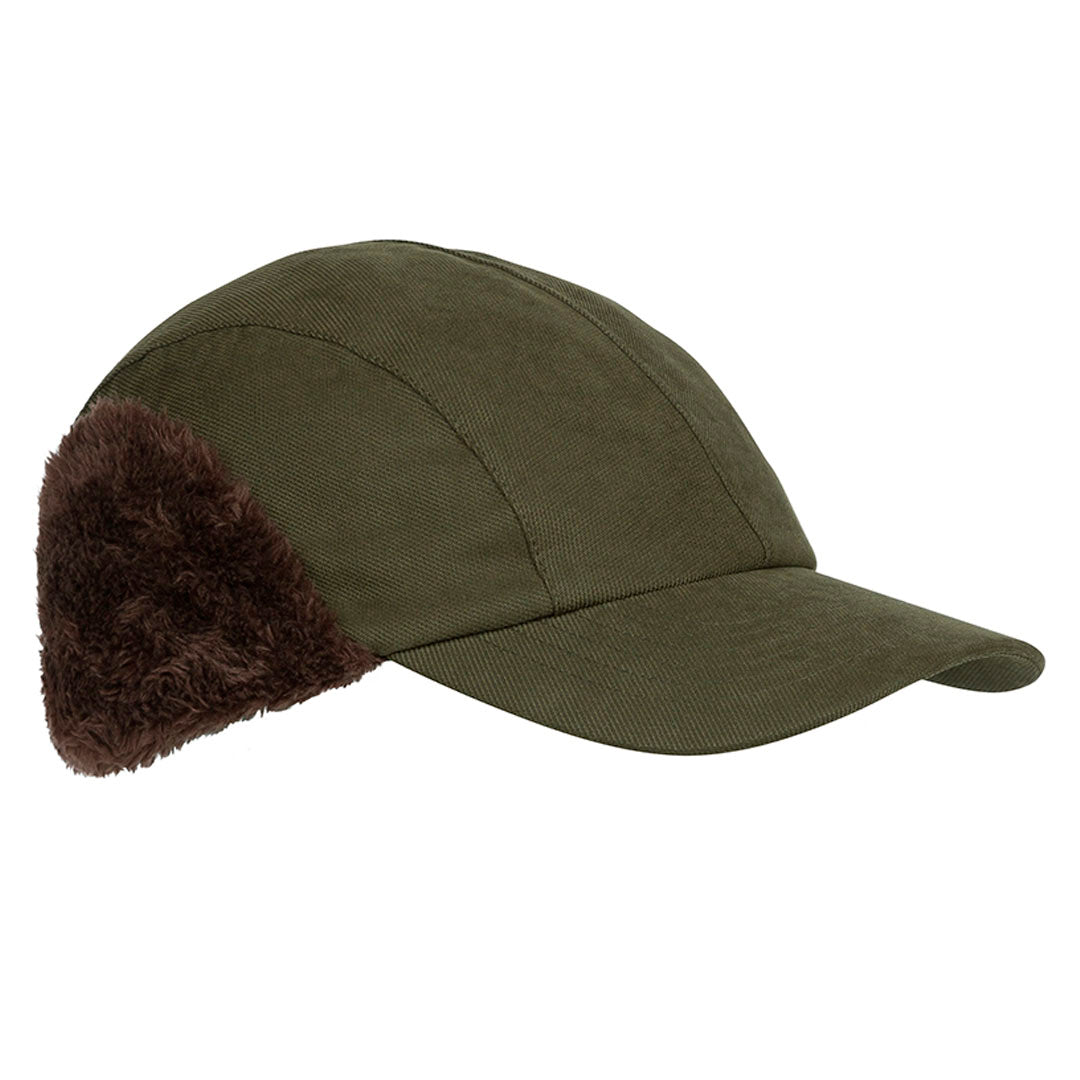 Hoggs of Fife Kincraig Waterproof Hunting Cap Olive Green One Size